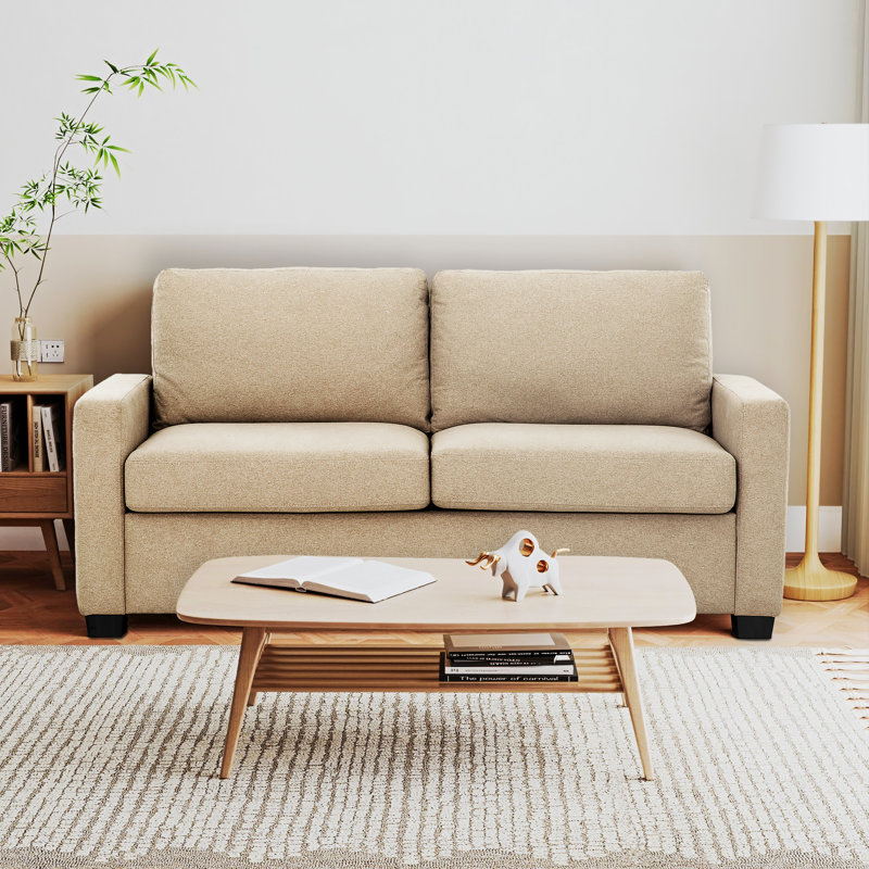 Wade Logan® Bohumir Beige 73 in. Convertible Full Sleeper Wade Logan® Bohumir Beige 73 in. Convertible Full Sleeper
